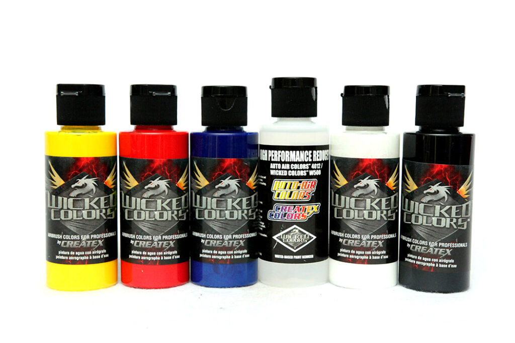 Wicked Colors -kynäruiskumaalit - Redblack